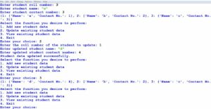 Python Program to Enter Update and Display Student data in binary file ...