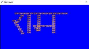 Draw Jai Shree Ram using Python Turtle CBSE Python